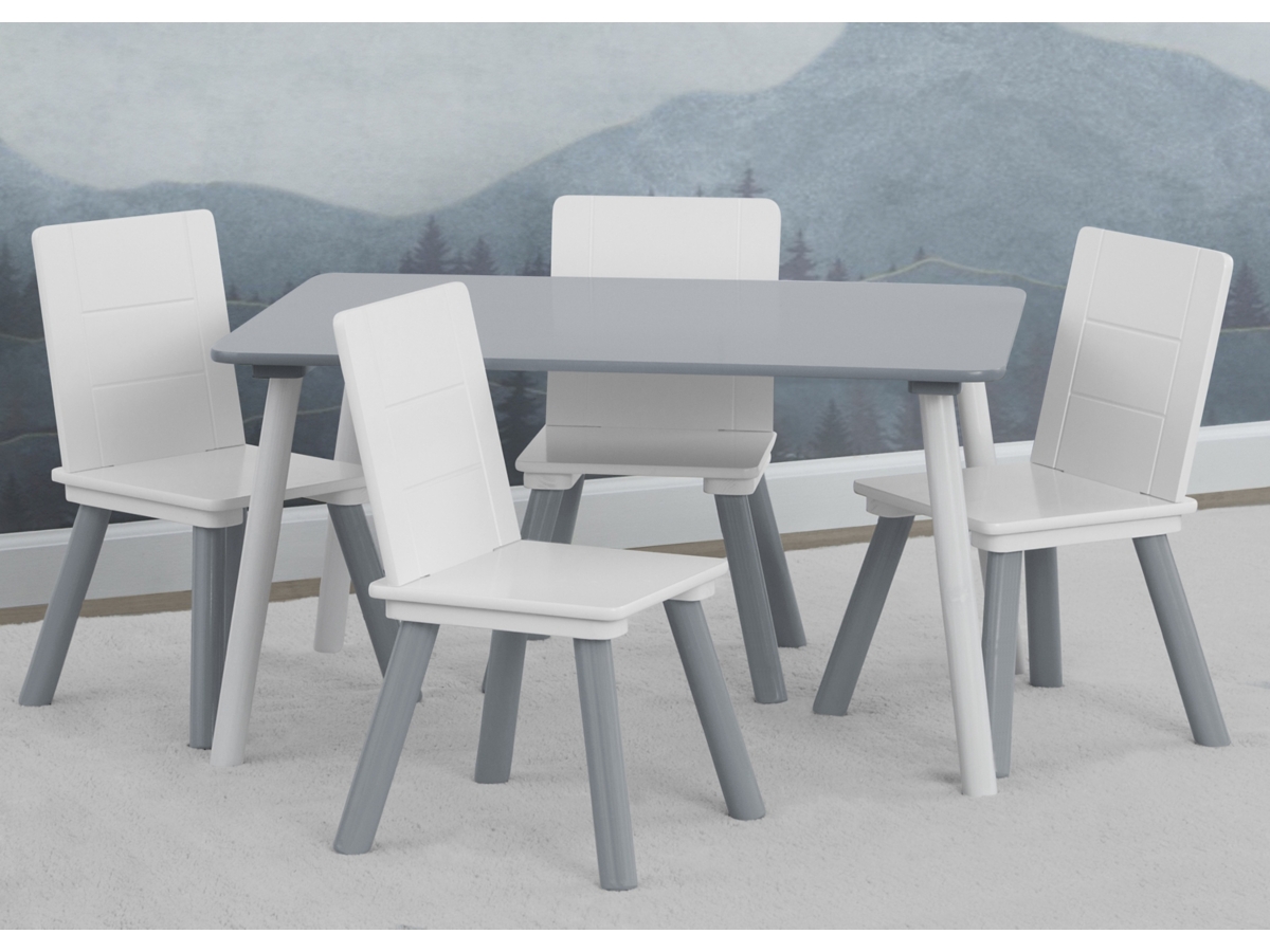 Delta Children Kids Table And 4 Chair Bundle Ashley