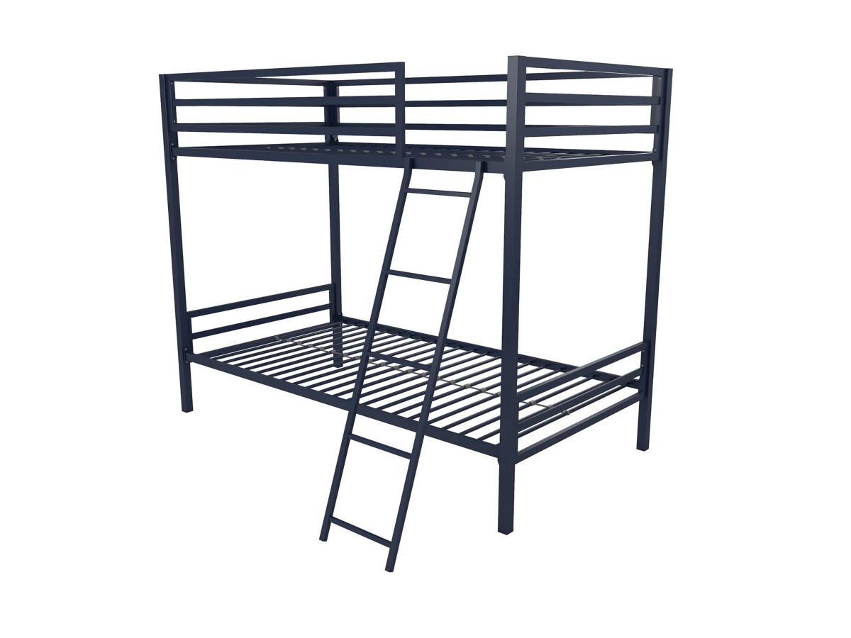 Novogratz Maxwell Twin Over Twin Metal Bunk Bed