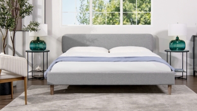 Click here for Jennifer Taylor Diego Upholstered King Platform Be... prices