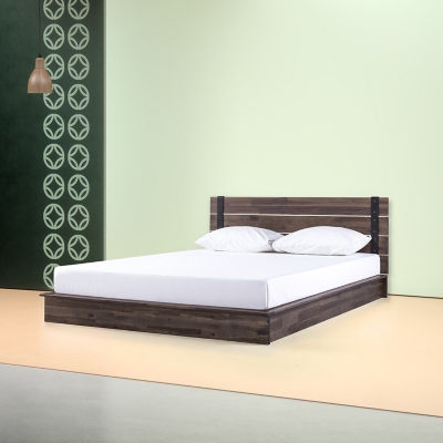 Click here for ZINUS Nash Queen Platform Bed Frame  Brown prices