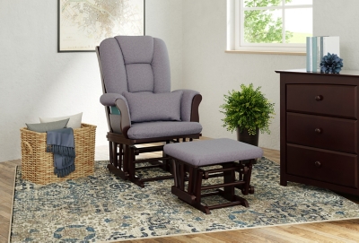 Click here for Storkcraft Tuscany Glider and Ottoman  Espresso/Gr... prices