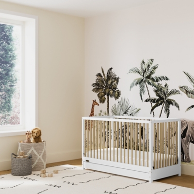 Click here for Graco Teddi 5-in-1 Convertible Crib with Drawer  W... prices