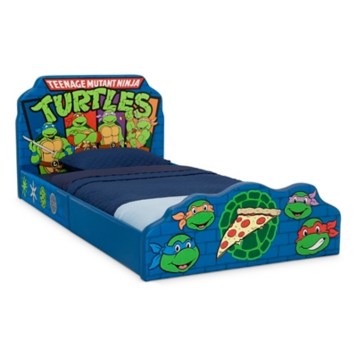 Delta Children Teenage Mutant Ninja Turtles Upholstered Twin Bed | Ashley