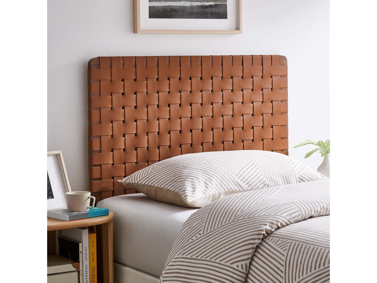 Leather twin headboard store