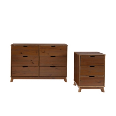 Linon Pierce Nightstand and Dresser Set | Ashley