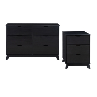 Linon Pierce Nightstand and Dresser Set | Ashley