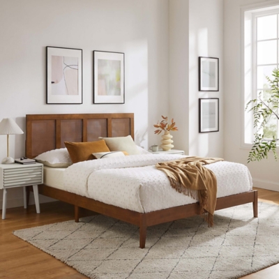 Click here for Modway Sirocco Queen Panel Platform Bed  Walnut prices