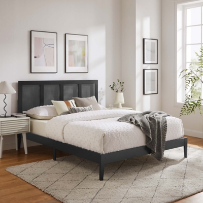 Click here for Modway Sirocco King Panel Platform Bed  Black prices
