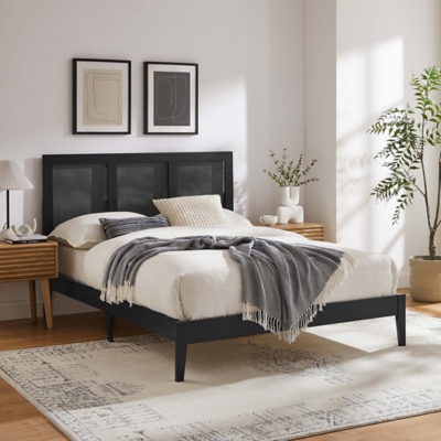 Click here for Modway Sirocco Full Panel Platform Bed  Black prices