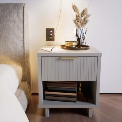 Click here for Manhattan Comfort Granville 18 1 Drawer Nightstand... prices