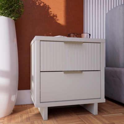 Click here for Manhattan Comfort Granville 18 2 Drawer Nightstand... prices