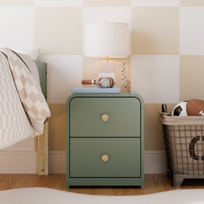 Click here for Storkcraft Next Santos 2 Drawer Nightstand  Olive prices