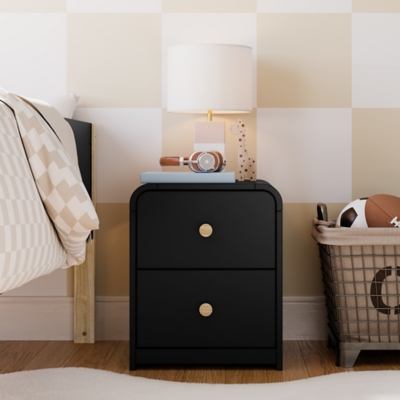 Click here for Storkcraft Next Santos 2 Drawer Nightstand  Black prices