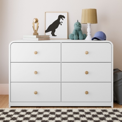 Click here for Storkcraft Next Santos 6 Drawer Double Dresser  Wh... prices