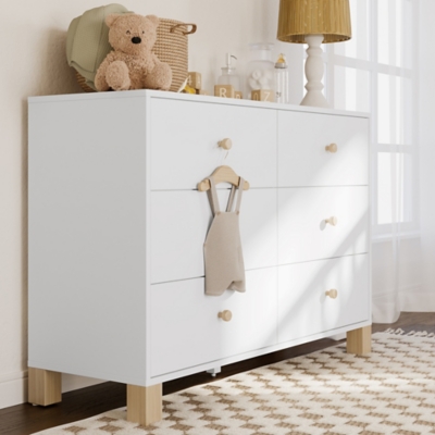 Click here for Storkcraft California 6 Drawer Double Dresser  Whi... prices