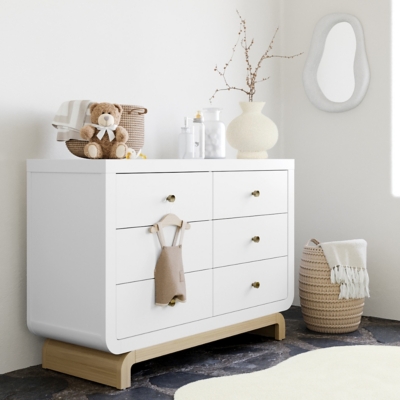 Click here for Storkcraft Santorini 6 Drawer Double Dresser  Whit... prices
