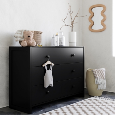 Click here for Storkcraft Calabasas 6 Drawer Double Dresser  Blac... prices
