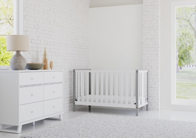 Click here for Storkcraft Pacific 4-in-1 Convertible Crib  White/... prices