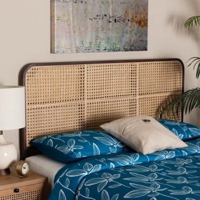 Click here for bali & pari Lainer Queen Panel Headboard  Dark Bro... prices