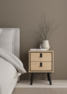 Click here for Ry 2 Drawer Nightstand  Jackson Hickory prices