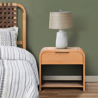 Click here for INK+IVY 26 1 Drawer Nightstand  Natural prices