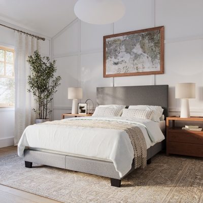 Click here for CorLiving Full/Double Bed  Dark Gray prices