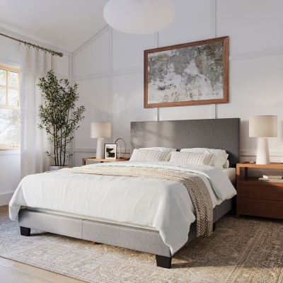 Click here for CorLiving Queen Bed  Dark Gray prices