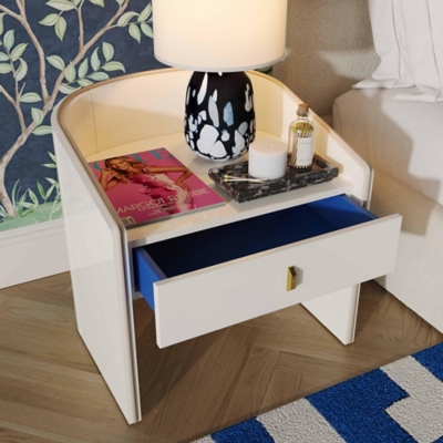 Click here for Tov Funriture Collins 22 Nightstand  Cream prices
