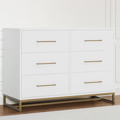 Click here for Delta Children Jade 47 6 Drawer Dresser  Bianca Wh... prices