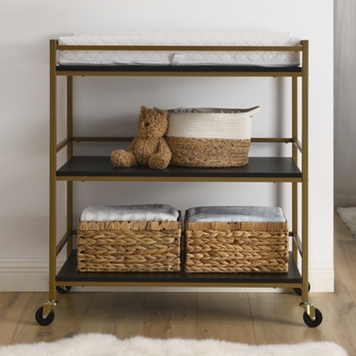 Click here for Delta Children Jade Changing Table  Ebony/Bronze prices