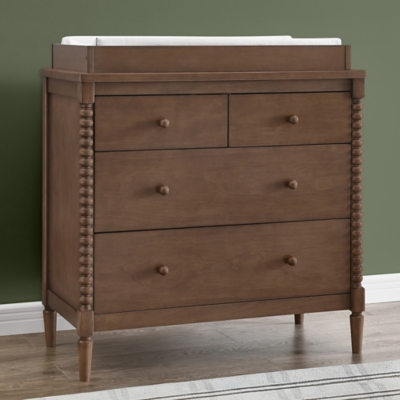 Click here for Delta Children Saint 37 4 Drawer Dresser  Teak Bro... prices
