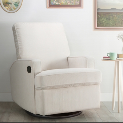 Click here for Second Story Home Tucker Glider Recliner  Ivory prices