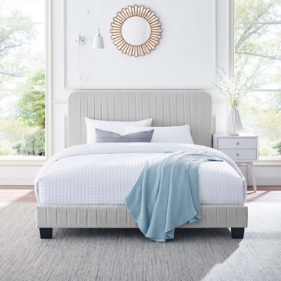 Click here for Modway Celine Full Platform Bed  Light Gray prices