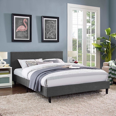 Click here for Modway Anya Full Platform Bed  Gray prices