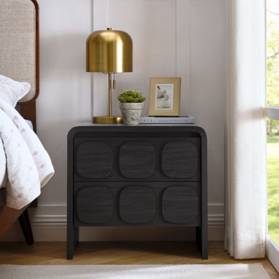 Click here for Modway Toscana 23 2 Drawer Nightstand  Black prices