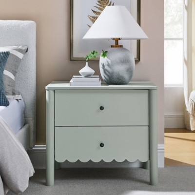 Click here for Modway Emmeline Scalloped 25 2 Drawer Nightstand... prices