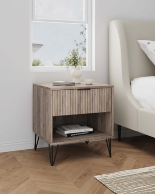 Click here for Manhattan Comfort DUMBO 20 1 Drawer Nightstand  Ru... prices