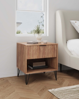 Click here for Manhattan Comfort DUMBO 20 1 Drawer Nightstand  Go... prices