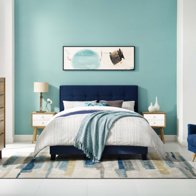 Click here for Modway Amira Full Bed  Midnight Blue prices