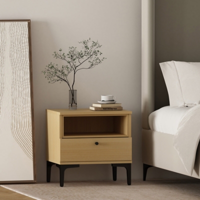 Click here for Manhattan Comfort Amara 20 1 Drawer Nightstand  Na... prices