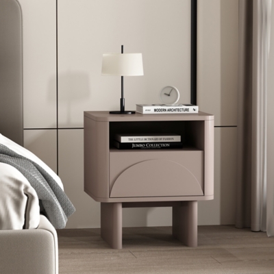 Click here for Manhattan Comfort Ella 20 1 Drawer Nightstand  Moc... prices