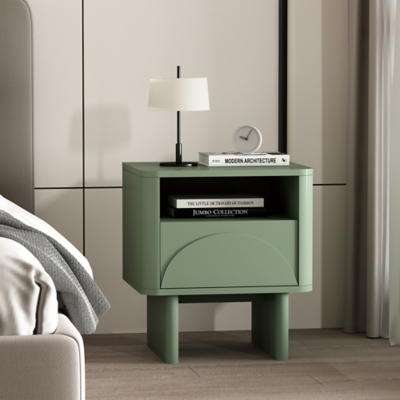 Click here for Manhattan Comfort Ella 20 1 Drawer Nightstand  Sag... prices