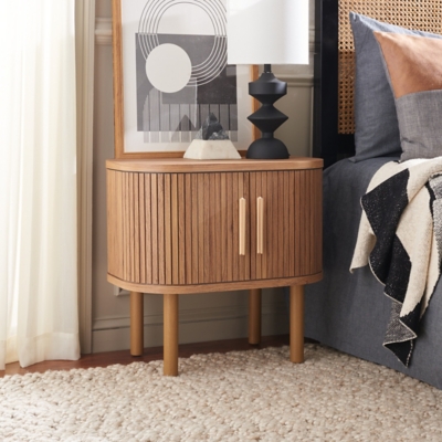 Click here for Safavieh Tealla 23 Nightstand  Oak/Gold prices