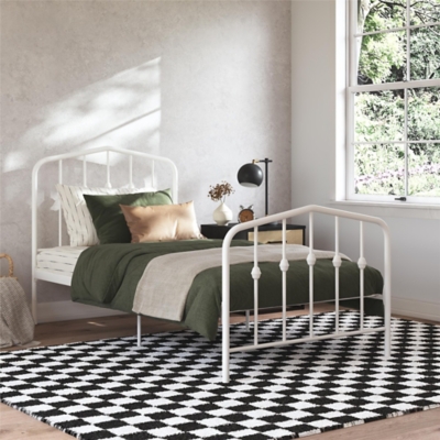 Click here for Novogratz Twin Platform Panel Bed  Off White prices