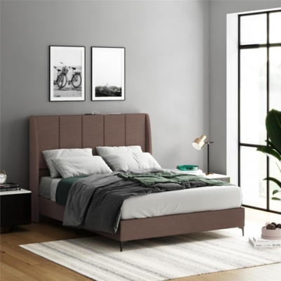 Click here for Atwater Living Korina Queen Upholstered Bed with U... prices