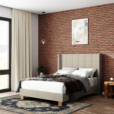 Click here for RealRooms Nadege Queen Platform Bed with Tufting... prices