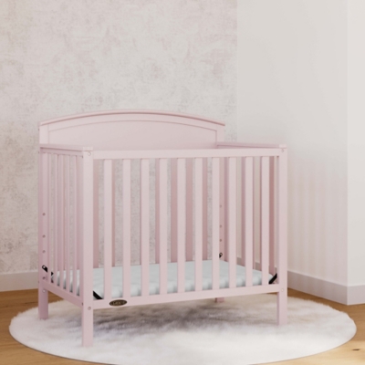 Click here for Graco Benton 4-in-1 Convertible Mini Crib  Blush prices