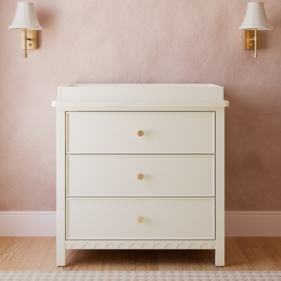 Click here for Graco Sasha 3 Drawer Chest of Drawers  Frosted Oat prices