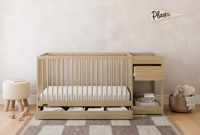 Click here for Graco Teddi 5-in-1 Convertible Crib and Changer wi... prices