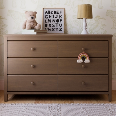 Click here for Storkcraft Alpine 6 Drawer Dresser  Hazelnut prices